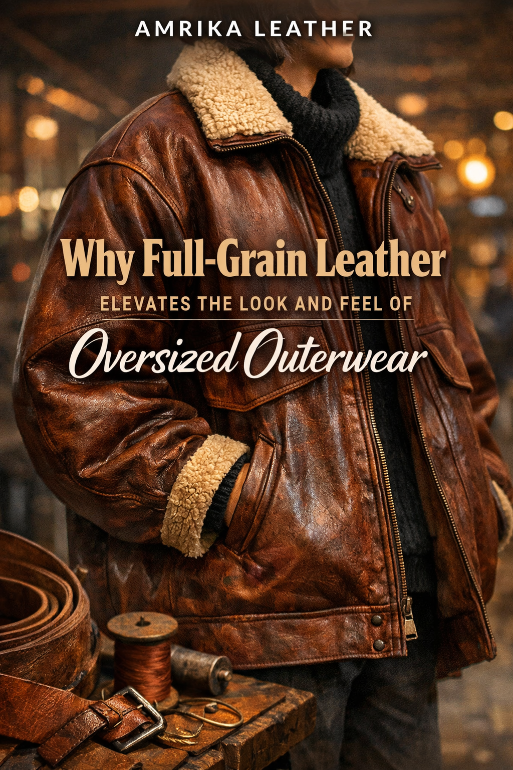 Why Full-Grain Leather Elevates the Look and Feel of Oversized Outerwe ...
